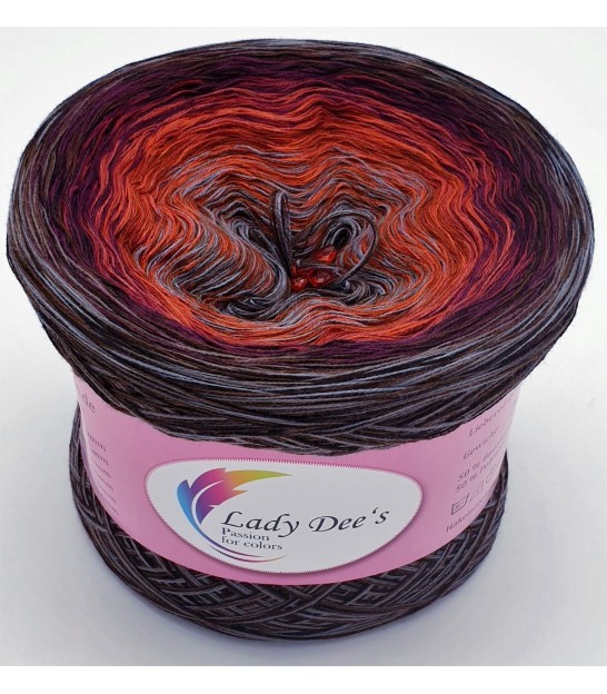 Dark Purple - 4 ply gradient yarn - Lady Dee´s Traumgarne Export
