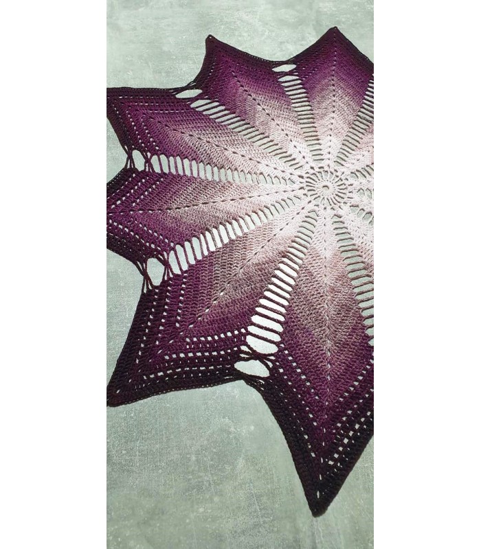 Omega - crochet Pattern - star blanket - english - Lady Dee´s ...