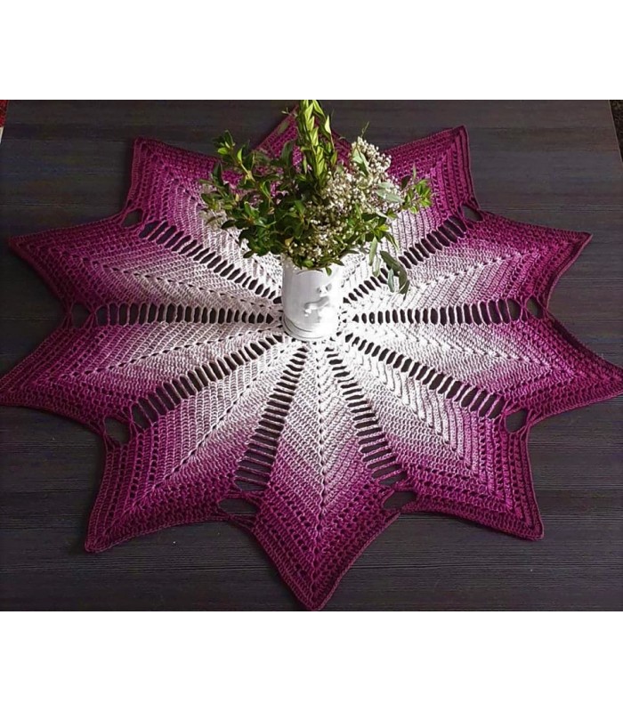 Omega - crochet Pattern - star blanket - english - Lady Dee´s ...