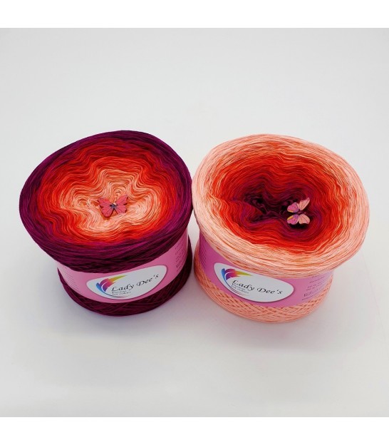 Hot Pink - 4 ply gradient yarn - Lady Dee´s Traumgarne Export